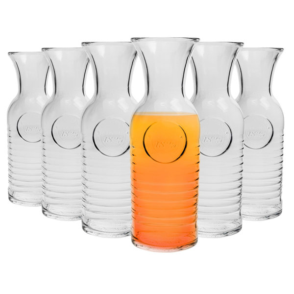 Bormioli Rocco Officina 1825 Glass Carafes - 1.2 Litre | Wayfair.co.uk